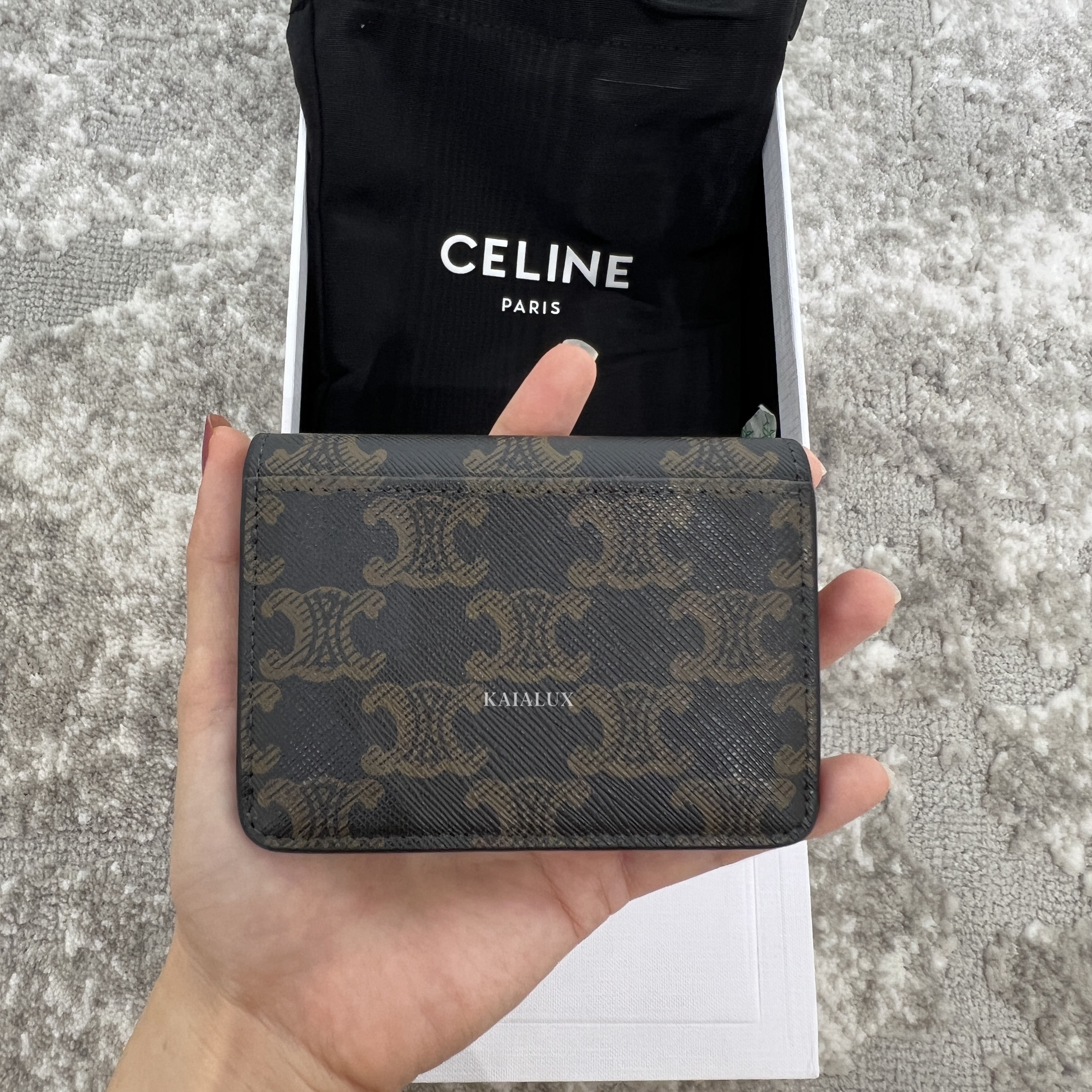 Celine Card Holder Triomphe at Annabelle Wang blog